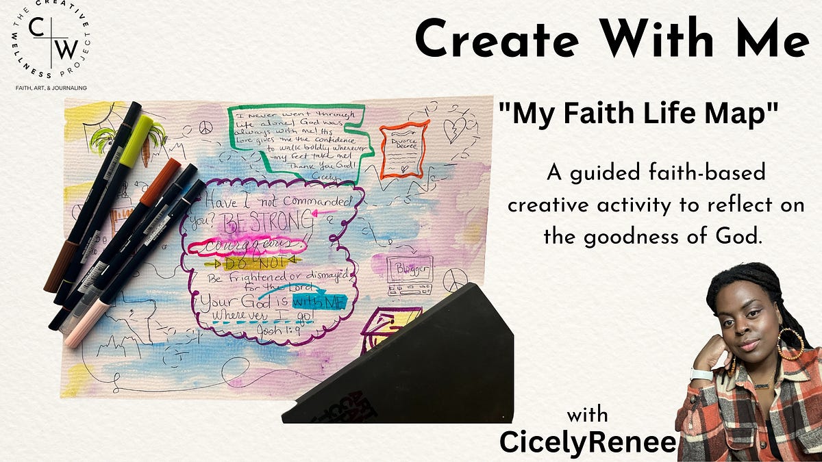 My Faith Life Map, Try This Creative Activity — Bougie Black Blogger ...