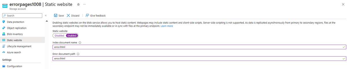 Redirect Traffic to Error Pages in Azure Application Gateway | by Preet ...