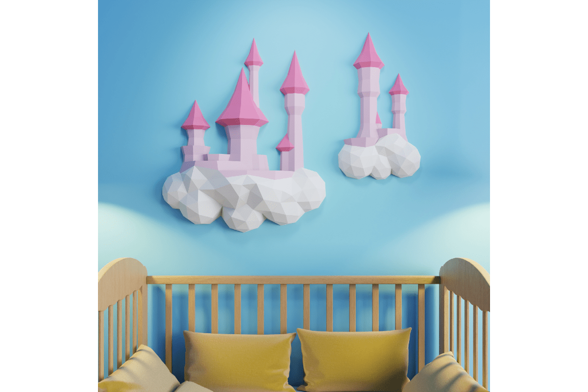 3D Papercraft Castle in the Clouds | by Dariakol | Mar, 2024 | Medium