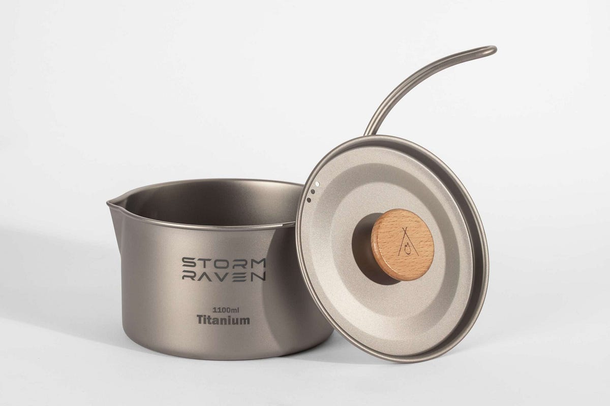 StormRaven Titanium Cookware Set for Campfire Cooking Kit | by ...