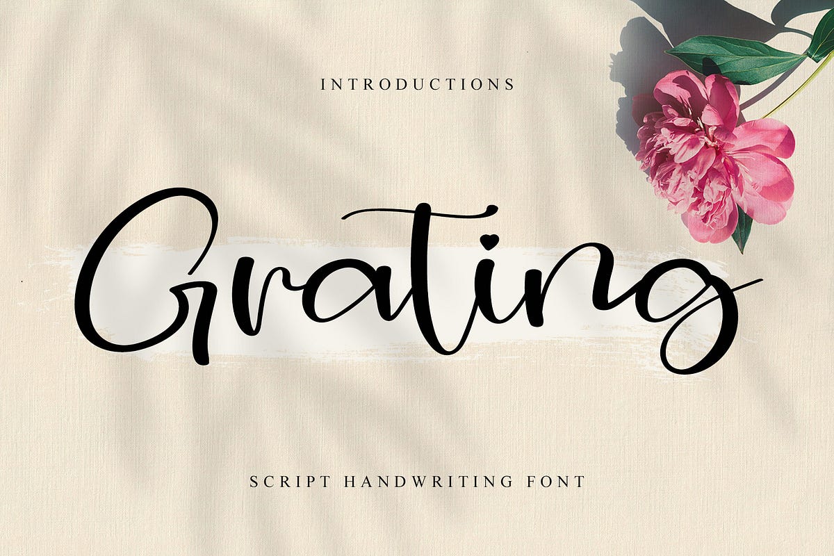Grating Font - Emmaethereal - Medium
