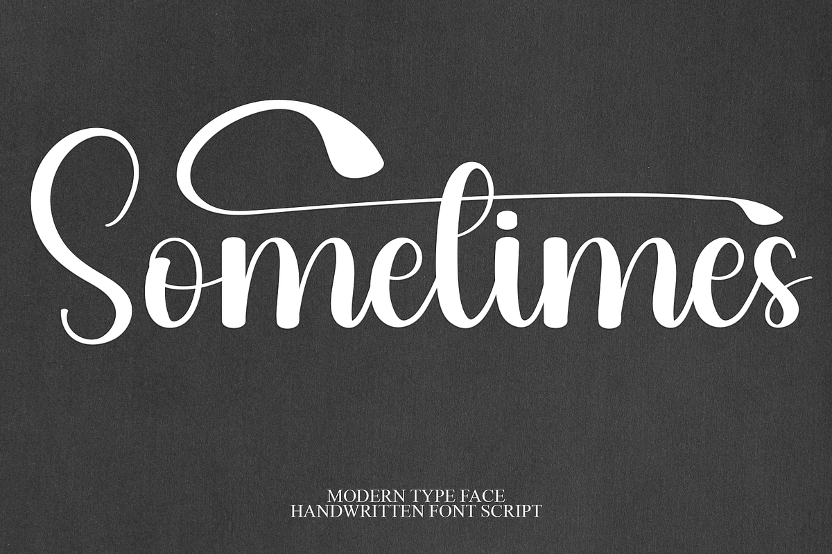 Sometimes Font | by Emmaenigma | May, 2024 | Medium