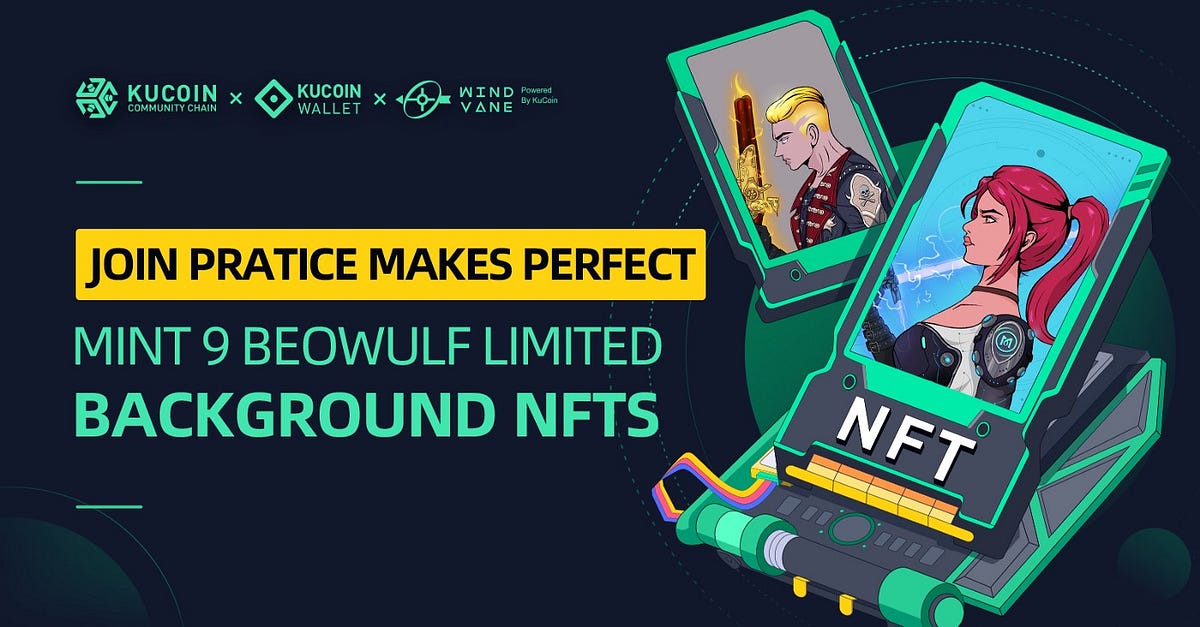 Rejoignez les NFT “En forgent on deviens forgeron !” et Minter 9 Arrière Plan limité Beowulf ...