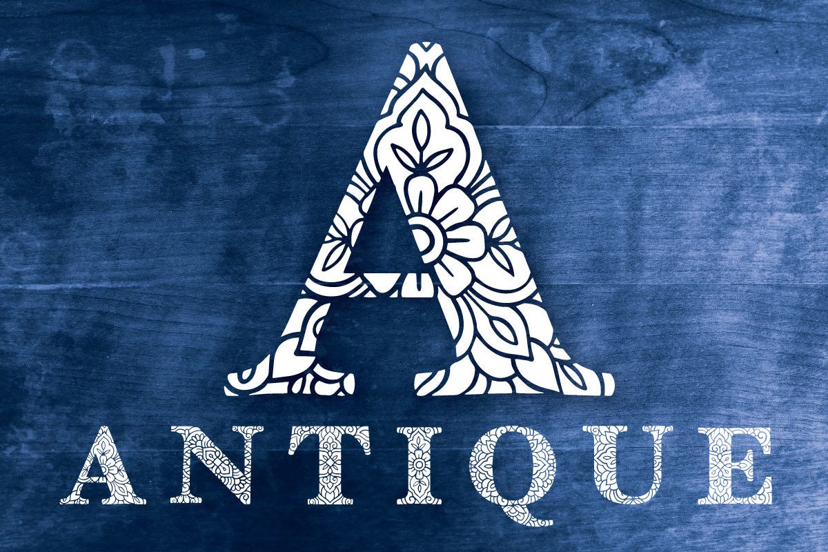 Antique Font - Miamosaic - Medium