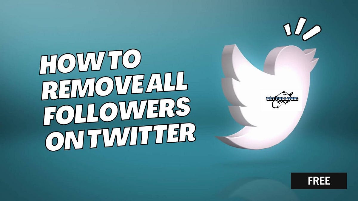 How to remove all followers on twitter | by Elhasimo | Medium