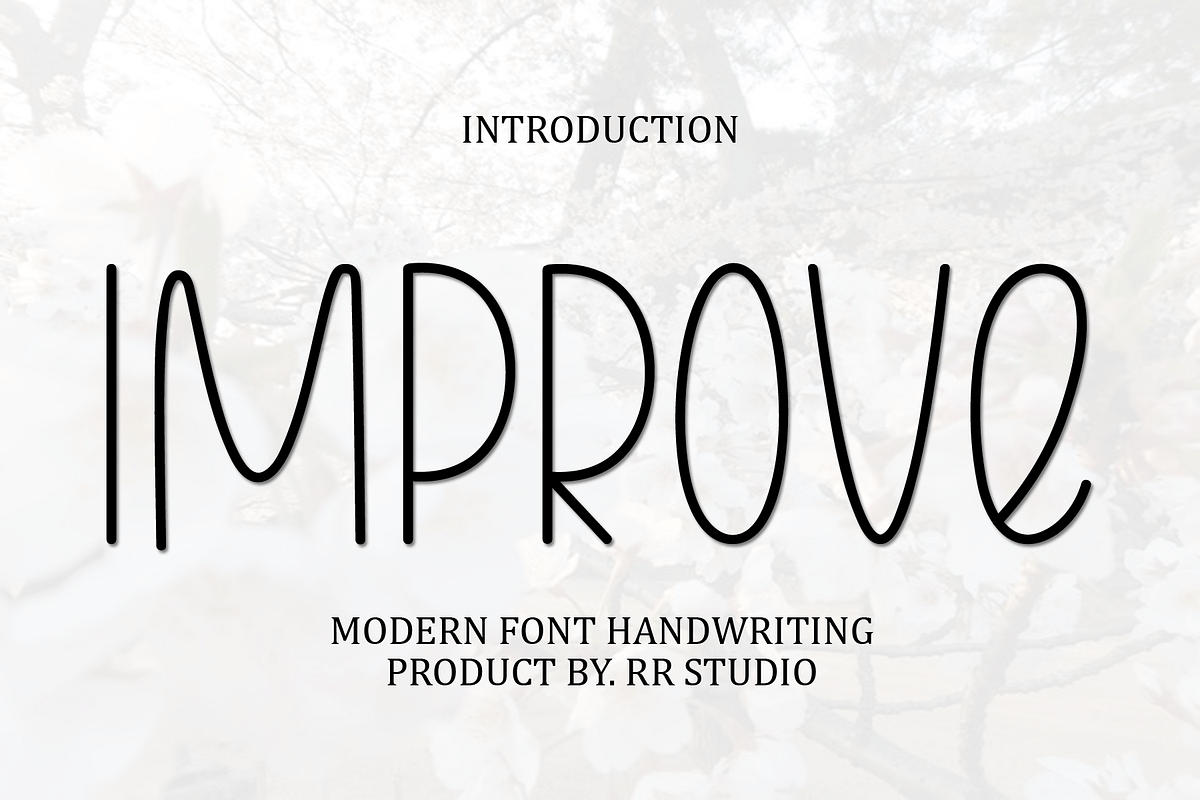 Improve Font - Fontmaven - Medium