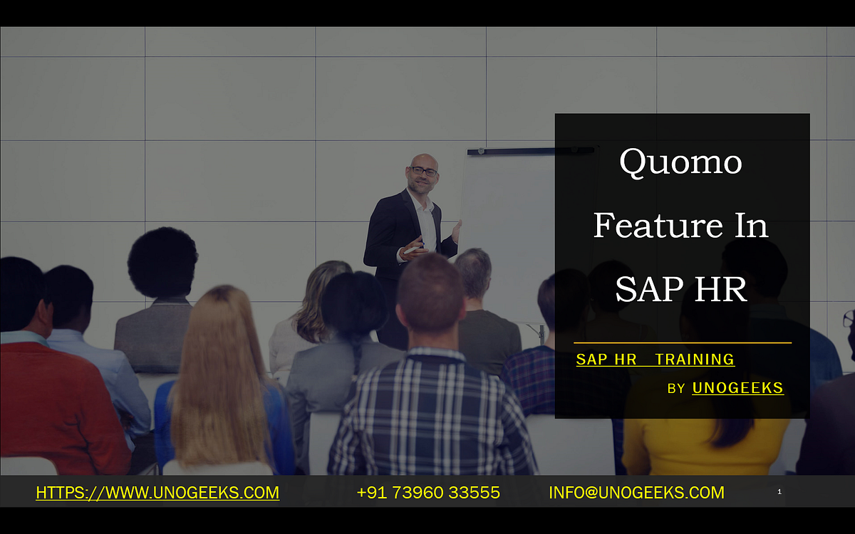 Quomo Feature In SAP HR. Understanding the QUOMO Feature in SAP… | by ...