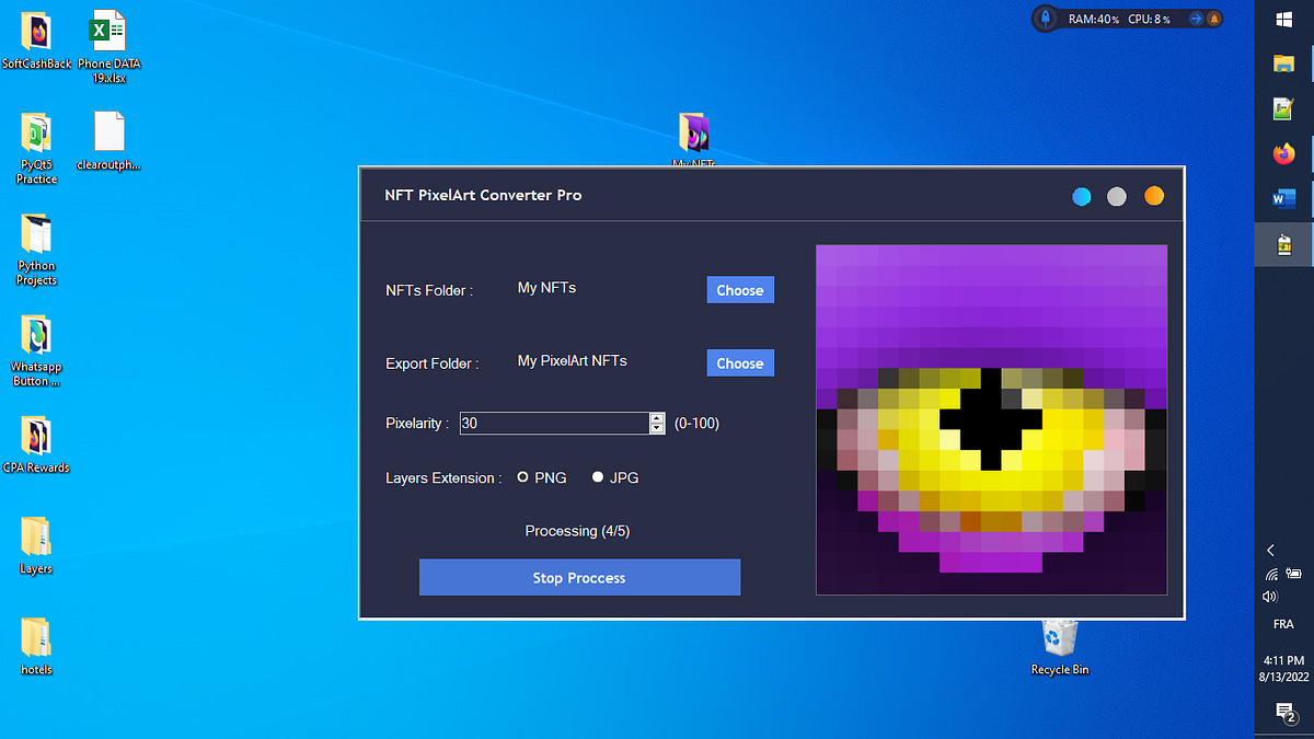 NFT PixelArt Converter Pro - BMS Utilities - Medium