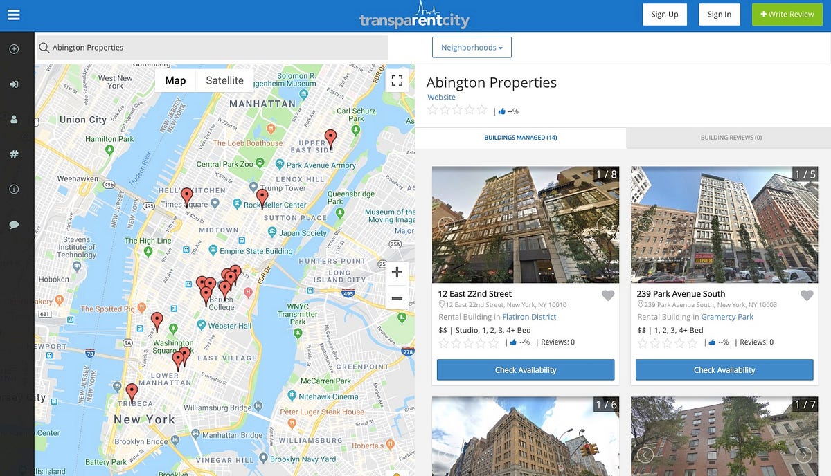 10 Great NYC Property Management Company Websites | by TransparentCity ...