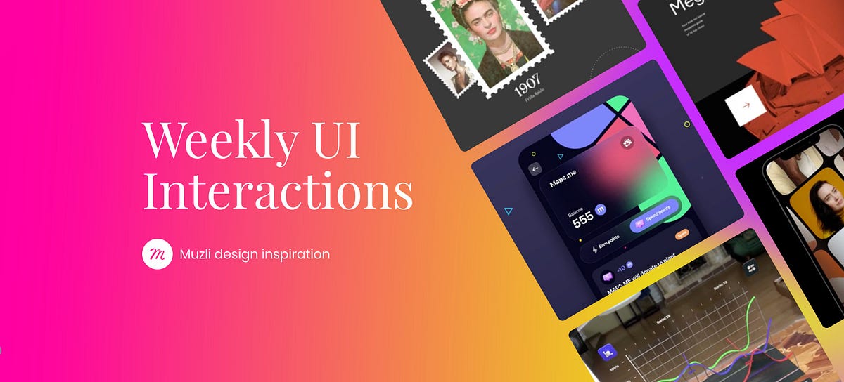 Muzli Publication — Weekly Digest - Muzli - Design Inspiration