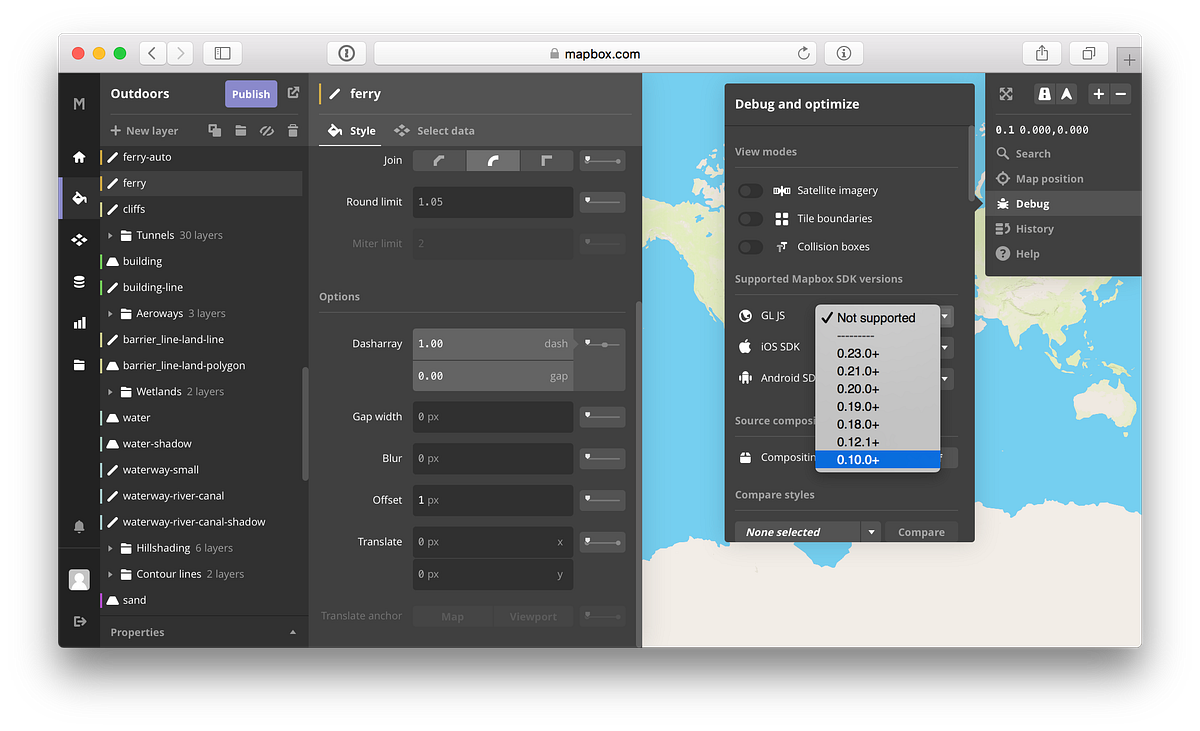 Style compatibility with Mapbox Studio | by Mapbox | maps for developers
