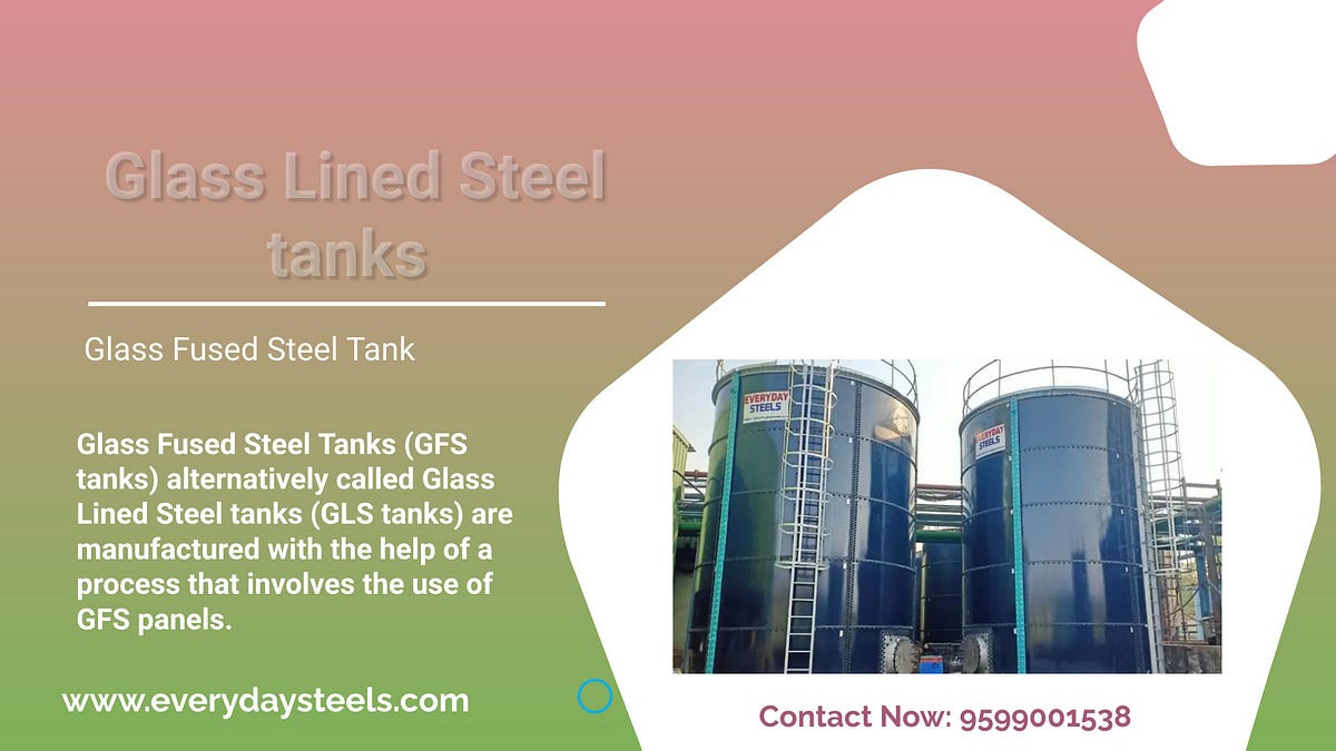 Glass Fused Steel Tank | Glass Lined Steel Tanks | 9599001538 | by ...