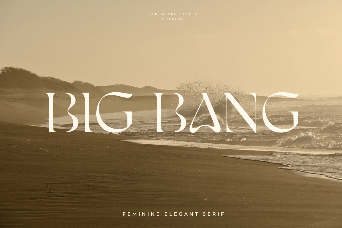 Big Bang Font - Datadreamer - Medium