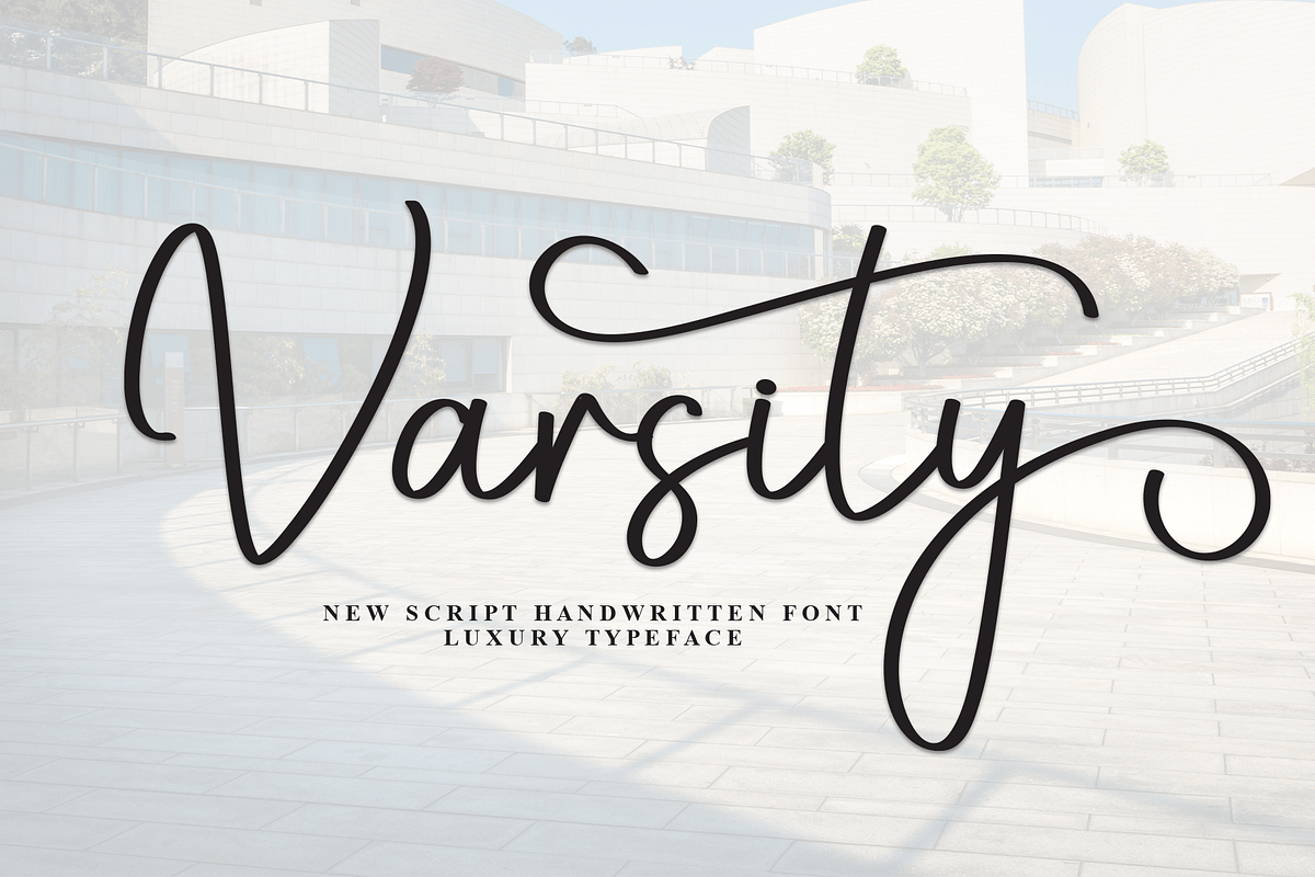 Varsity Font - Arttechtom - Medium