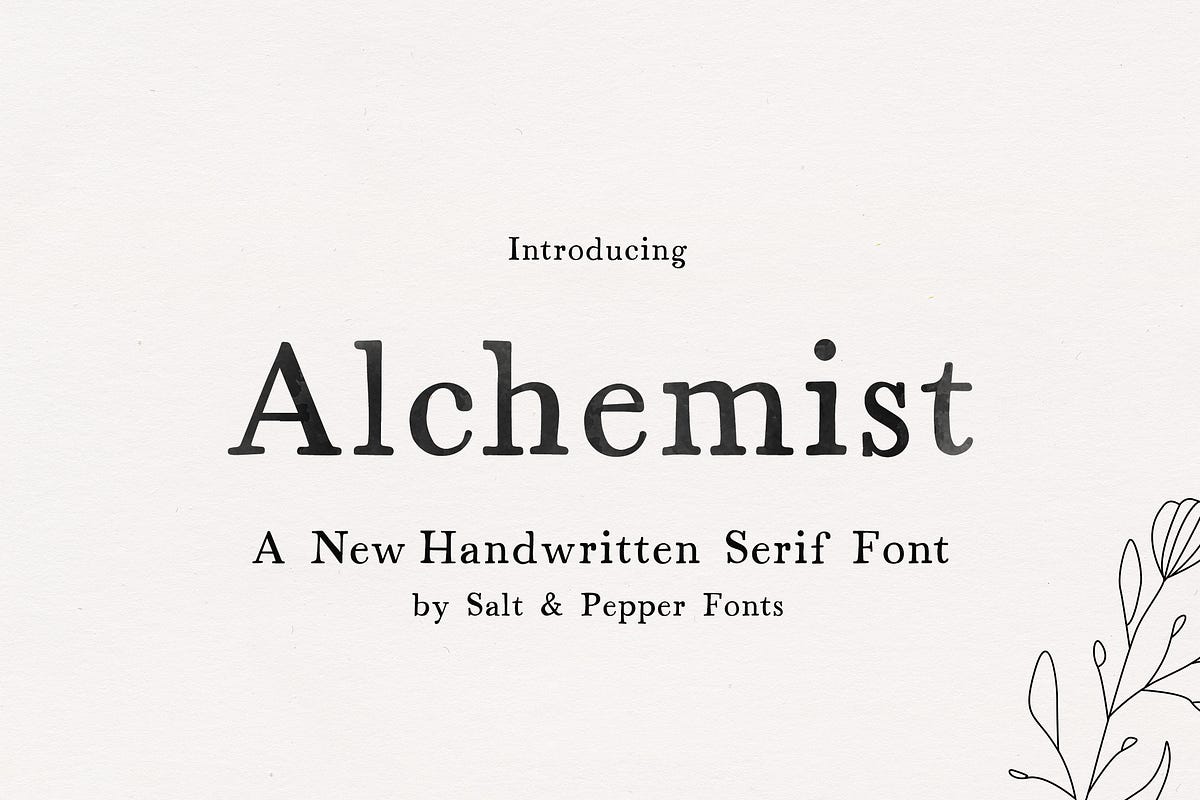 Alchemist Font (Serif Fonts) | by Arttechtom | Apr, 2024 | Medium