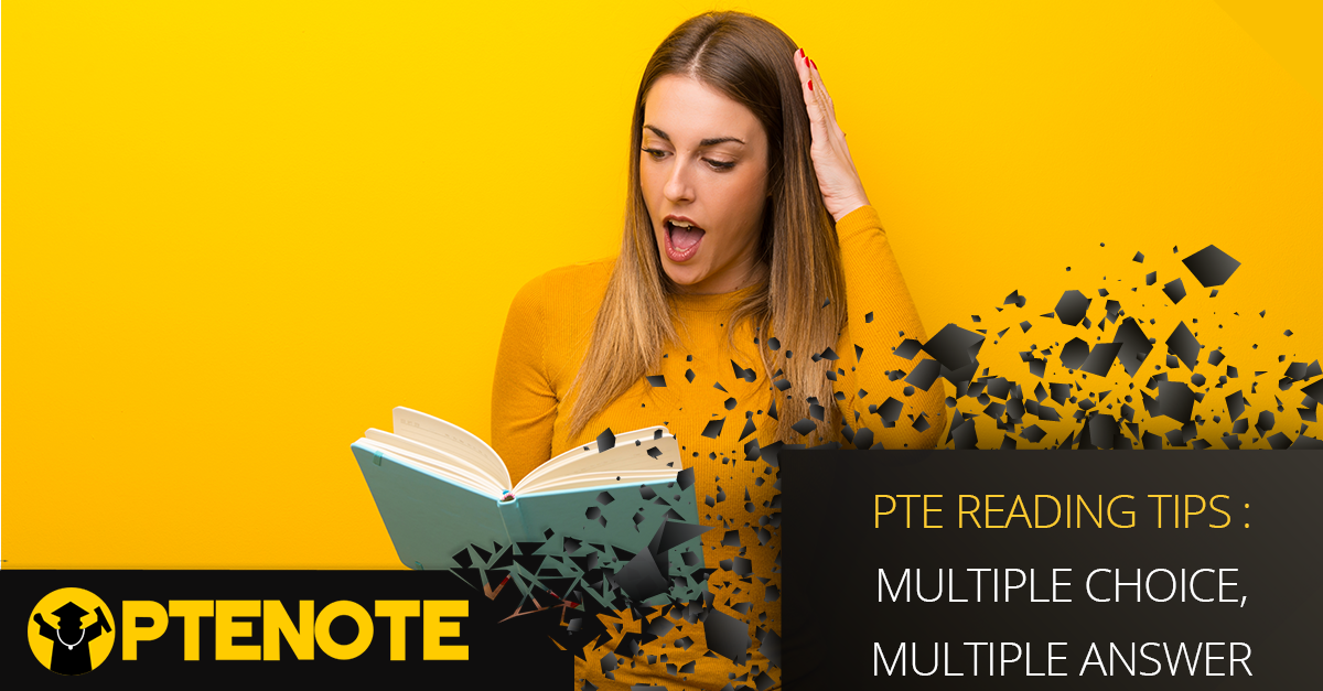 PTE Reading Tips : Multiple Choice, Multiple Answer | by soham yadav ...