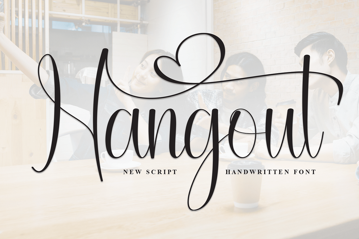 Hangout Font - Solarasculpt - Medium