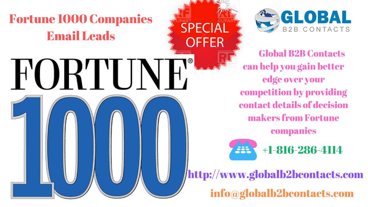 Fortune 1000 Companies Email Leads | by Ashely Tyler | Medium