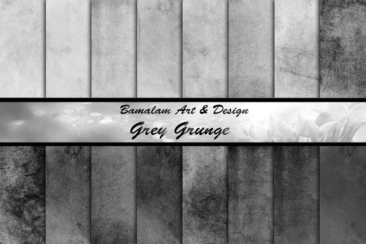 16 Grey Grunge Backgrounds — FREEBIE Free Download | by Holohex | Apr ...