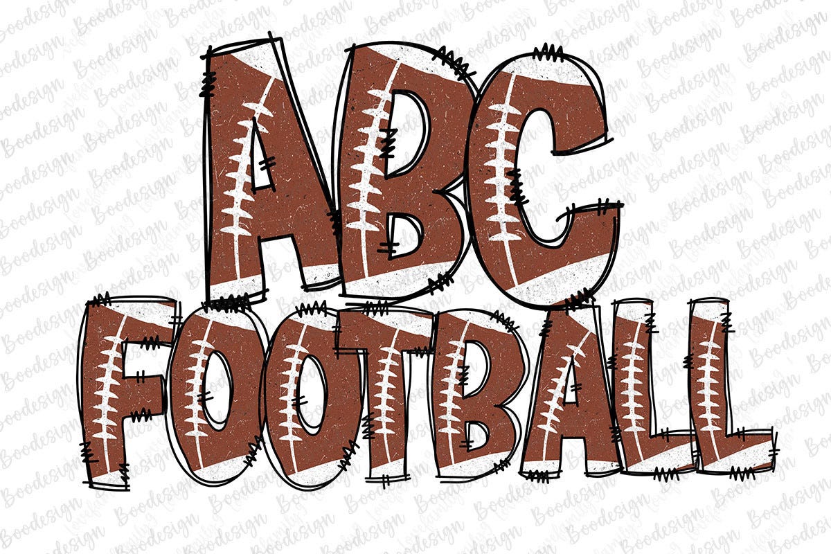 Alphabet Football Font Hand Drawn PNG Free | by Zenithzephyr | Sep ...