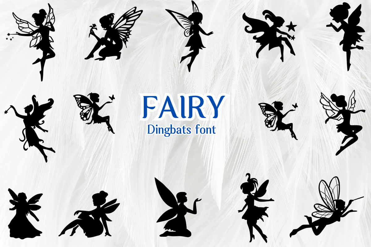 Fairy Dingbats Font | by Isabellaillumina | Apr, 2024 | Medium
