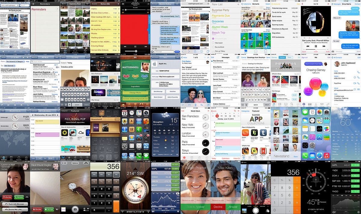 iOS 7: Great Concept, Bad Execution | by Sacha Greif | I. M. H. O. | Medium