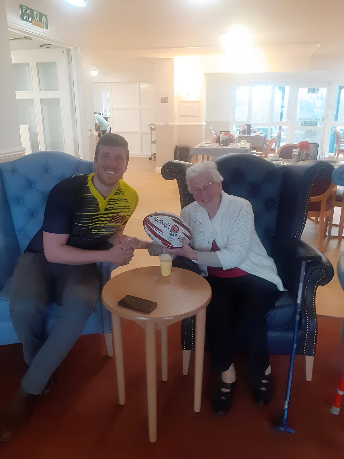 Consett RFC Centenary Celebrated with Redwell Hills Nursing Home Visit ...