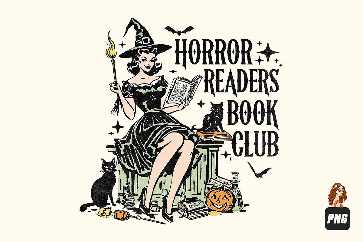 Horror Readers Book Club Halloween PNG Free | by Eclipseartistry | Aug ...