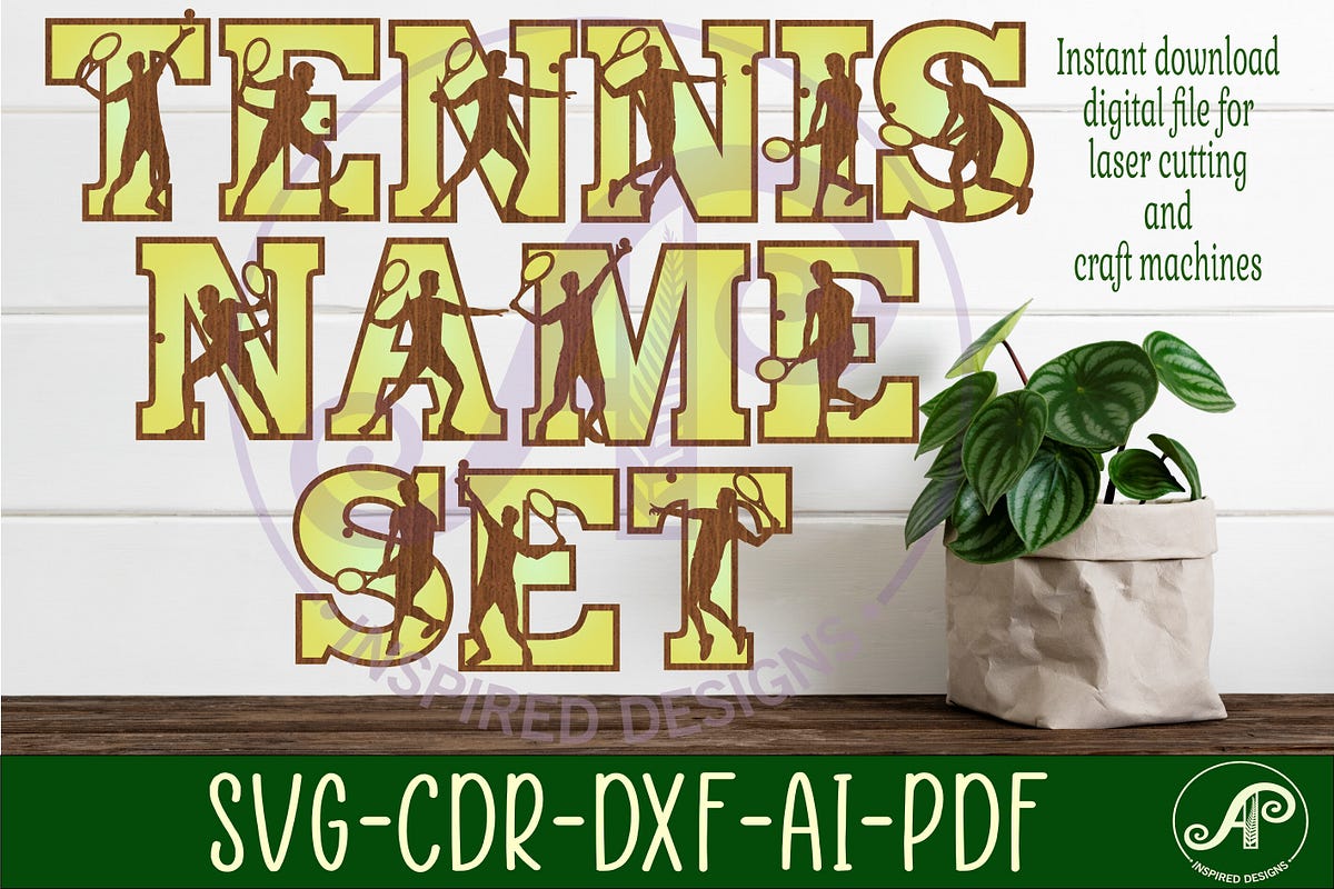 Tennis Male Player Letters Alphabet Set | by Kunlee | Mar, 2024 | Medium