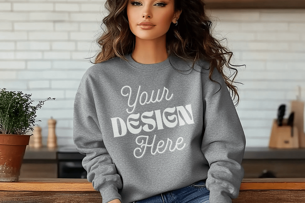 Graphite Gildan 18000 Mockup 7 Free | by Mehosyjetov | Oct, 2024 | Medium