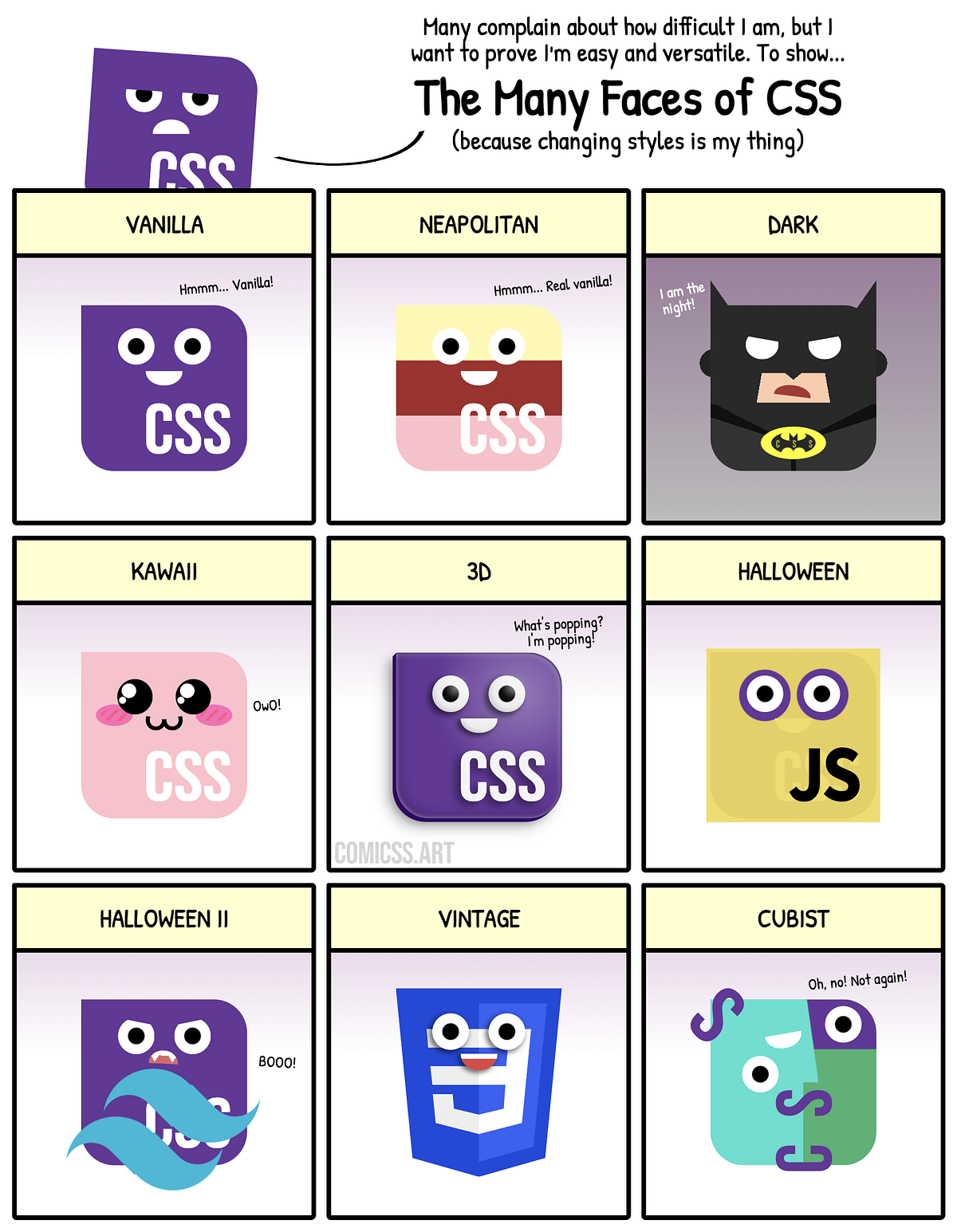 The Many Faces of CSS - comi_CSS - Medium
