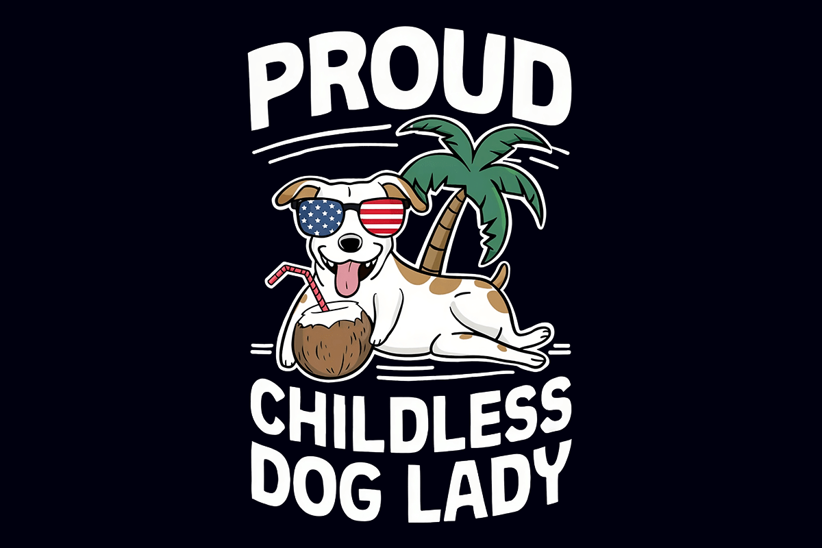 Childless Dog Lady Free - Lunaeverhart - Medium
