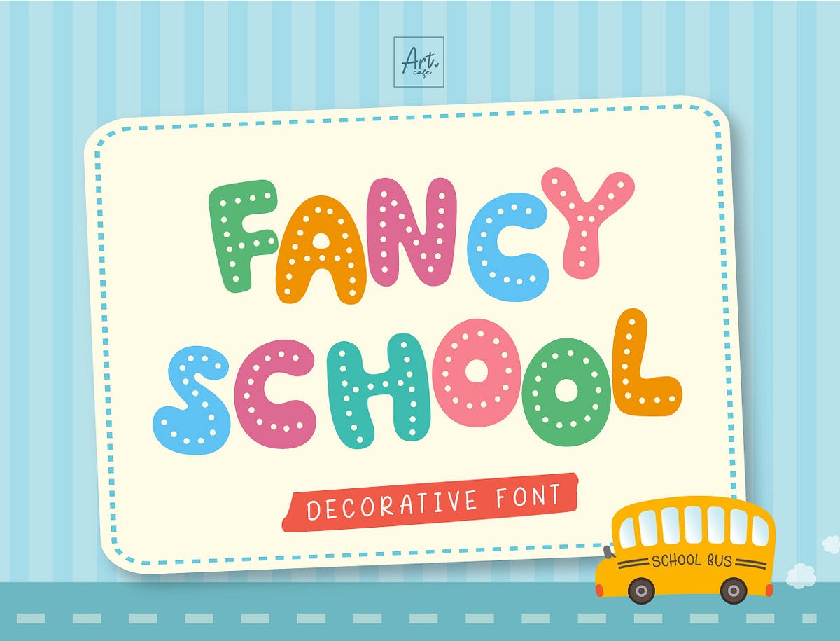 Fancy School Font - Colormeister - Medium