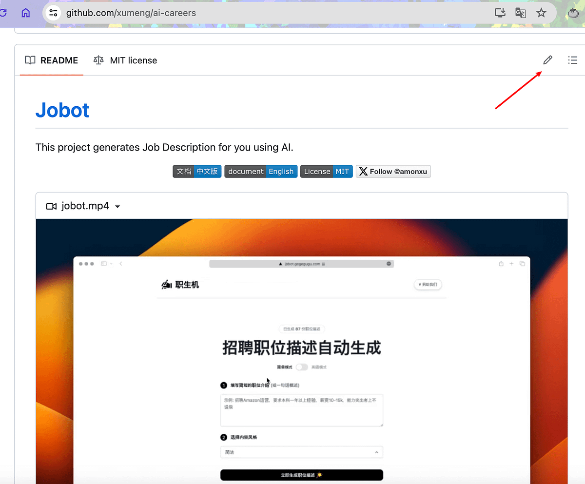 How to embed a video into GitHub-README? So easy! | by Meng Xu | Medium