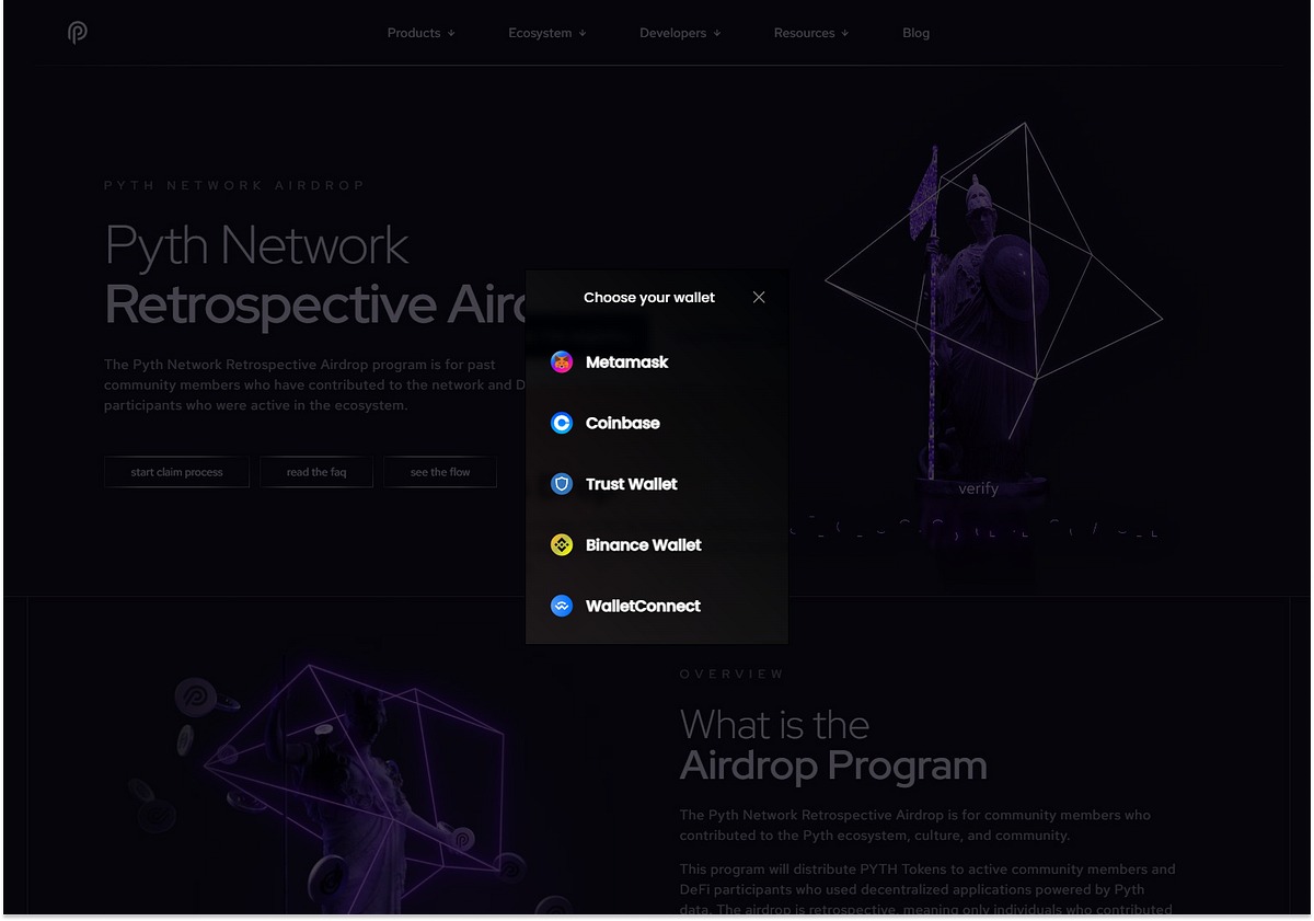 $PYTH Airdrop — Hyped Airdrop is now Live! | by bitcoin_believer hodler | Dec, 2023 | Medium