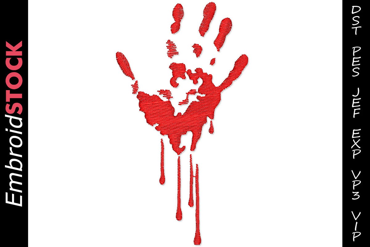 Bloody Hand Print - Neonnomad - Medium