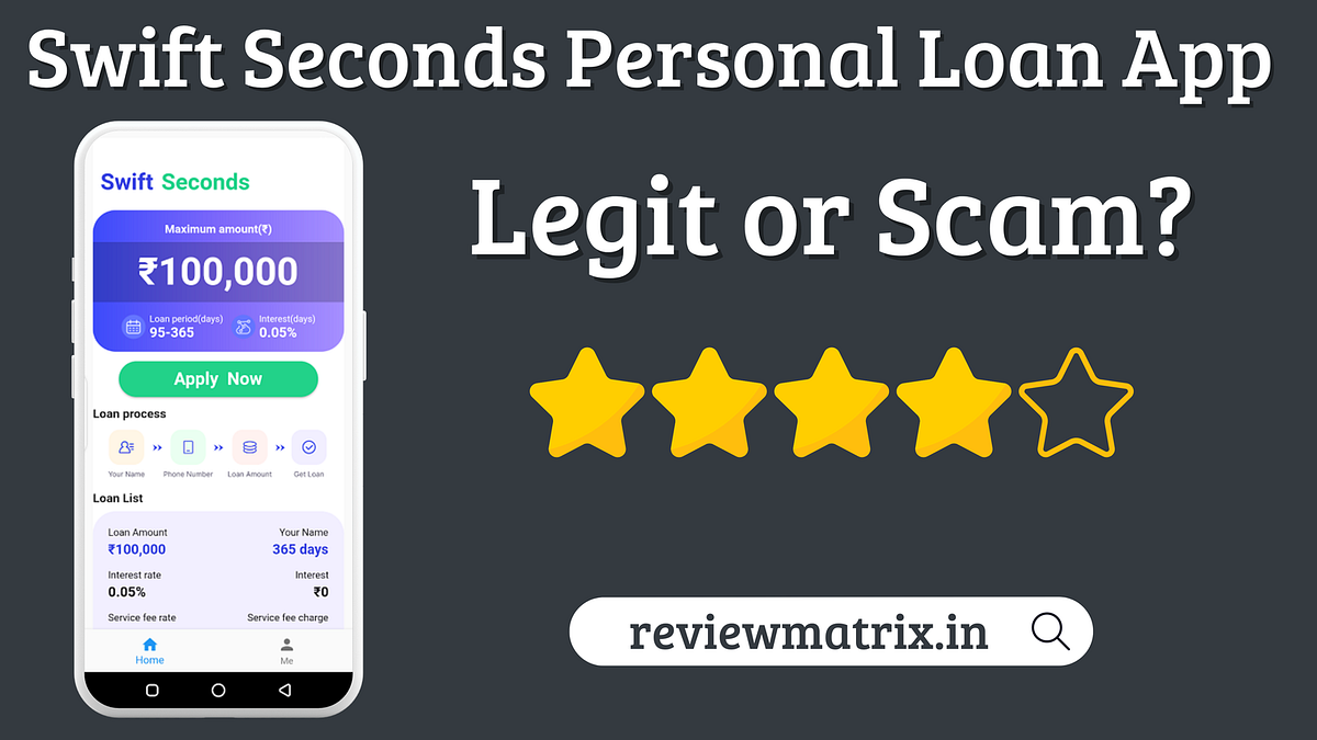 Swift Seconds Loan App Review. Swift Seconds is a personal loan app in ...