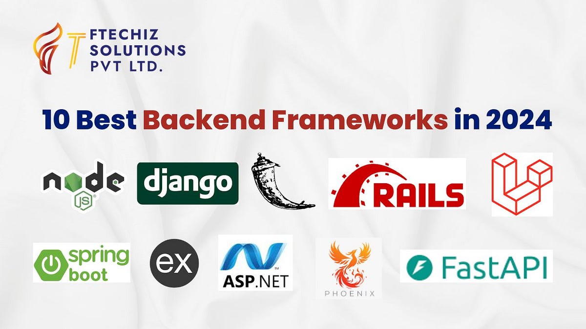 The 10 Best Backend Frameworks in 2024 | by FTECHIZ SOLUTION PVT. LTD ...