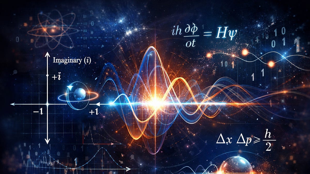Imaginary numbers in quantum mechanics may point to a deeper reality ...