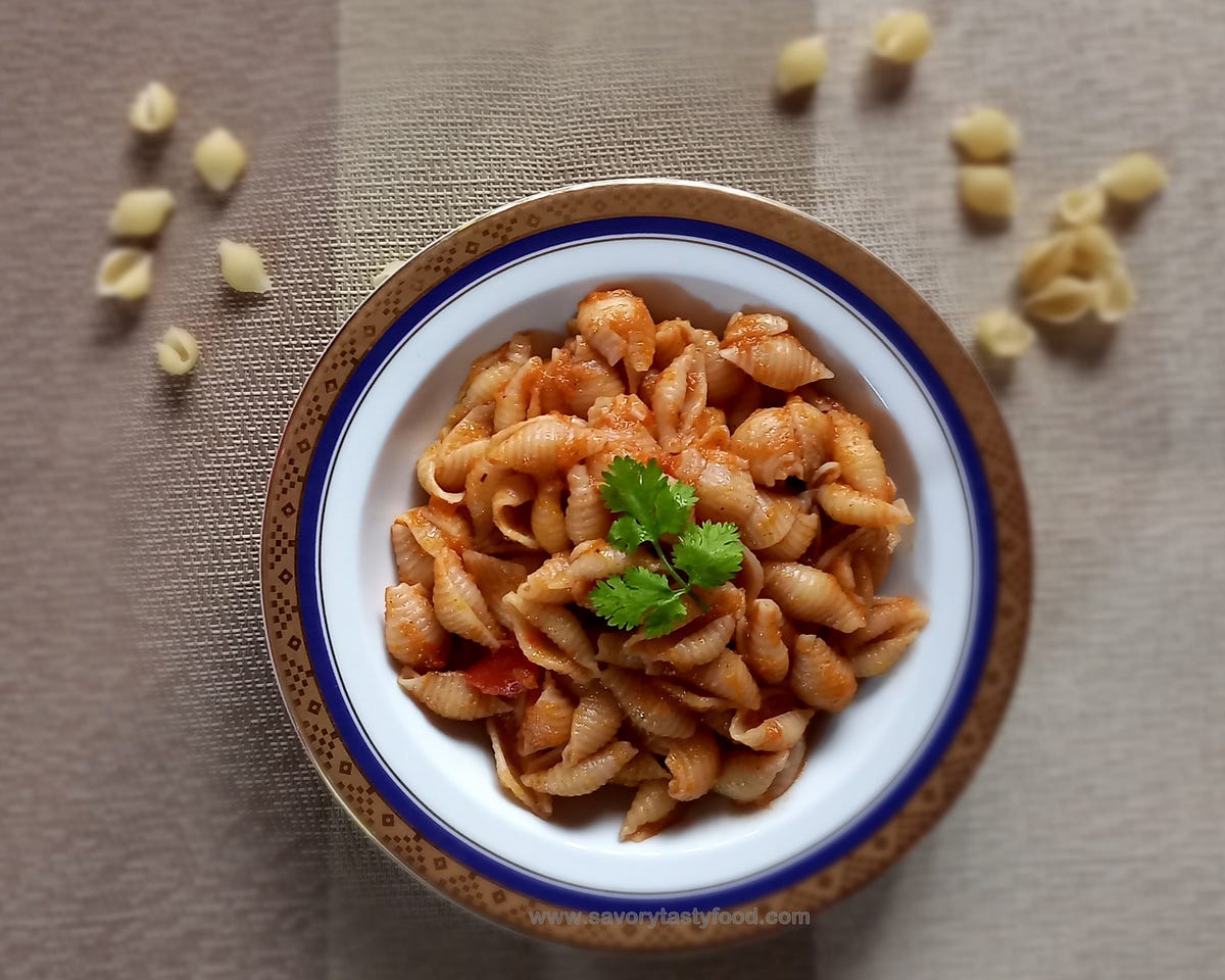 Indian Style Pasta. A recipe is a story which ends with a… | by Savory ...
