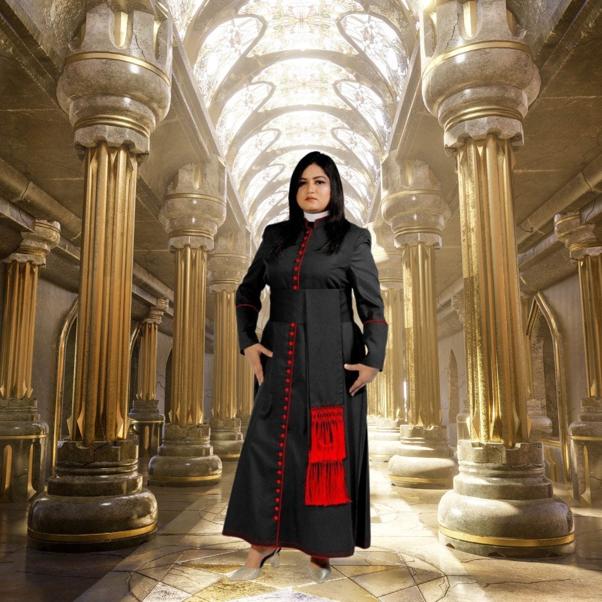 Graceful Elegance: Unveiling the Timeless Beauty of Women Clergy Wear | by Rubab Rana | Jul ...