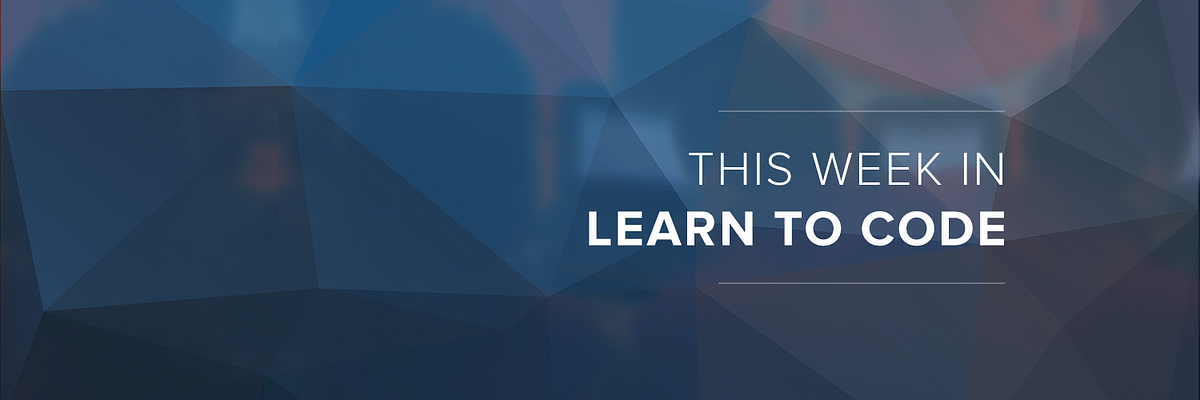 This Week in Learn to Code: 3/6/2015 | by CodeHS | Medium