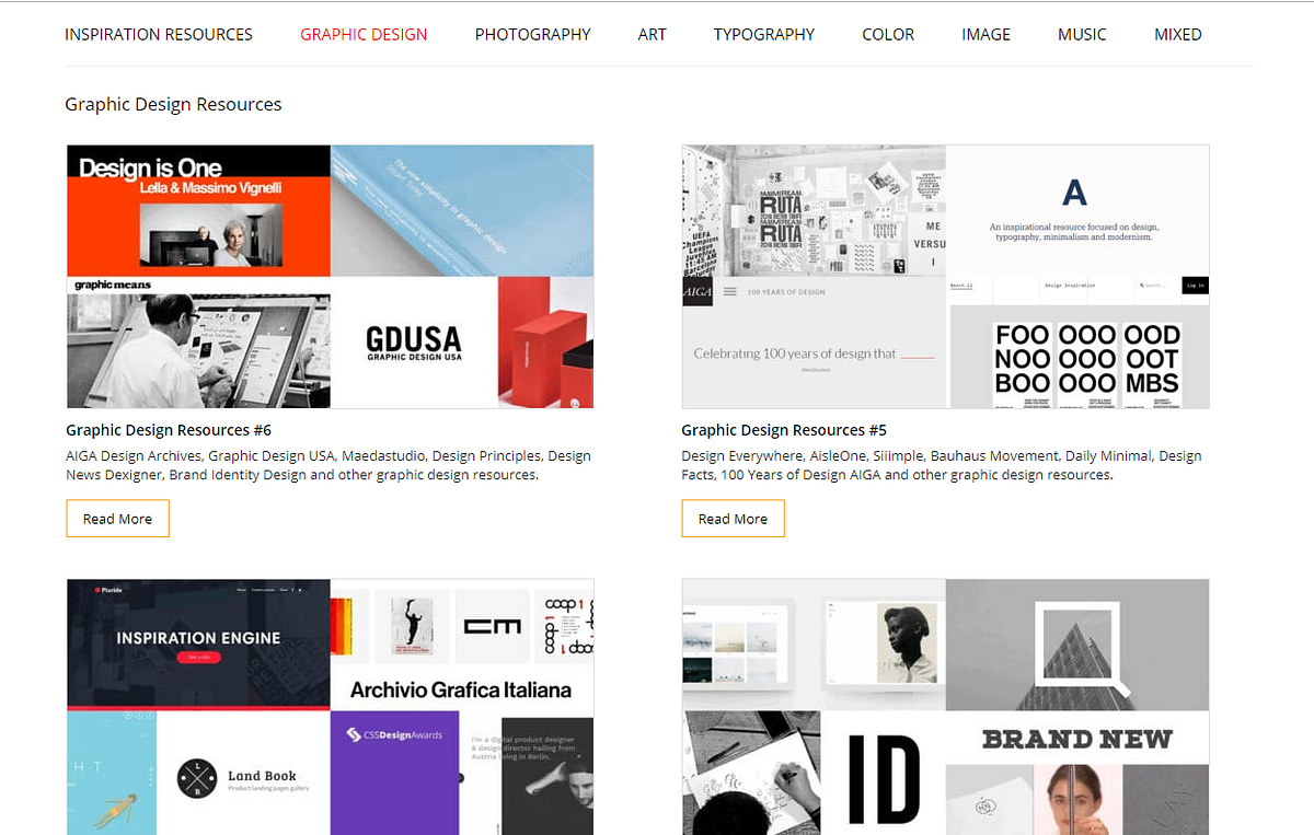 Inspiration Design Resources. Graphic Design, Photography, Cinema… | by ...