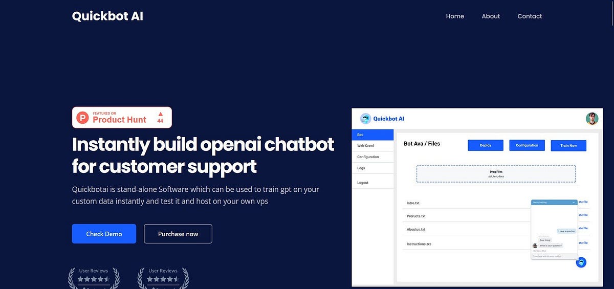 Quickbot AI - Cosmin T. - Medium