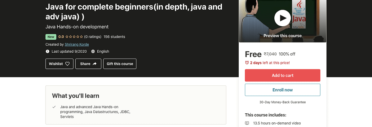 Java for complete beginners(in depth, java and adv java) ) | Free ...