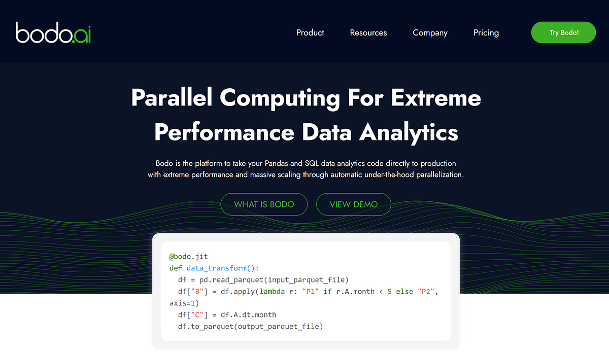 Quild Mini🦄 #103: Bodo. Python supercomputing analytics… | by Kenn So | Medium
