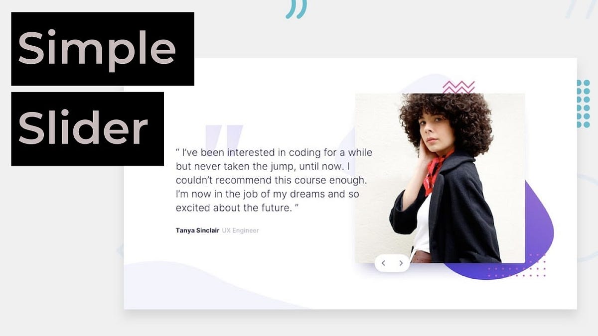 Simple Testimonial Slider Javascript: Enhance User Experience | by ...