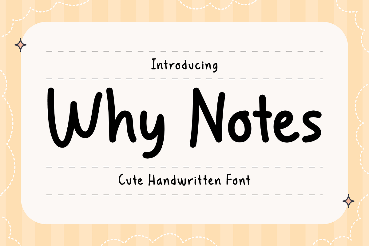 Why Notes Font - Isabellaink - Medium