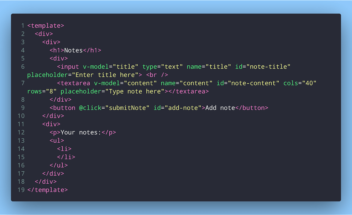 Creating a simple Notes web app with Vue and Firestore | by Nihar Raote ...