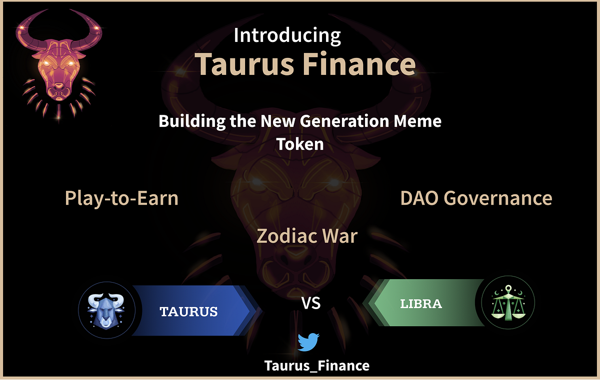Introducing Taurus Finance — Building the new generation of Meme Token ...